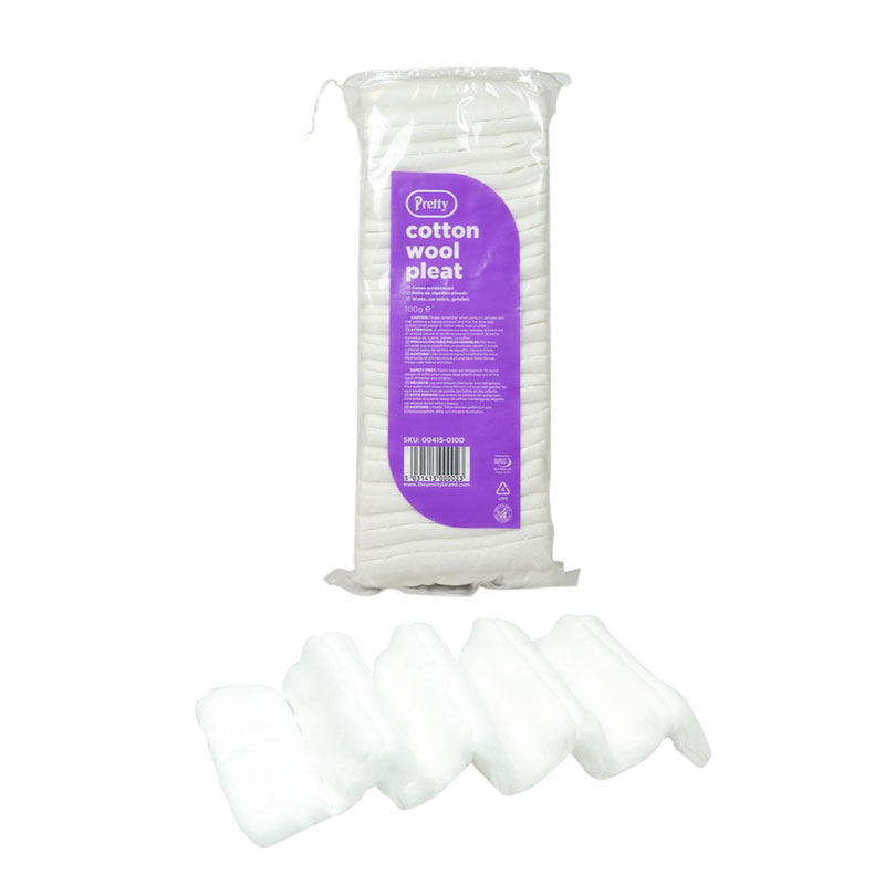 Pretty Cotton Wool Pleat Cosmetic Pads