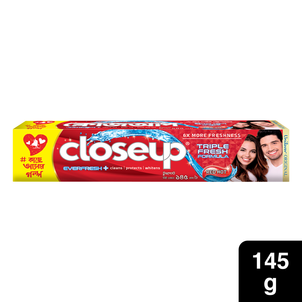 Closeup Toothpaste Red Hot 145.0 gm