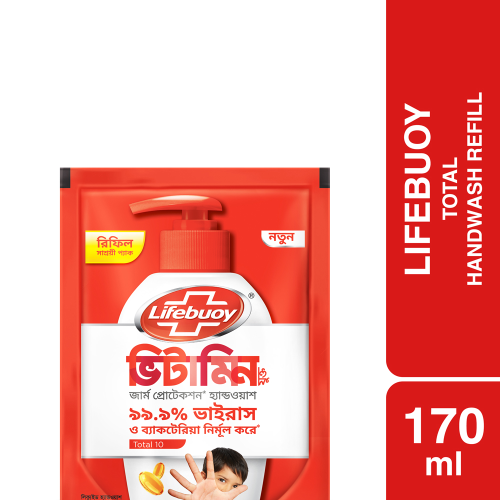 Lifebuoy Handwash (Soap) Total Refill 170ml