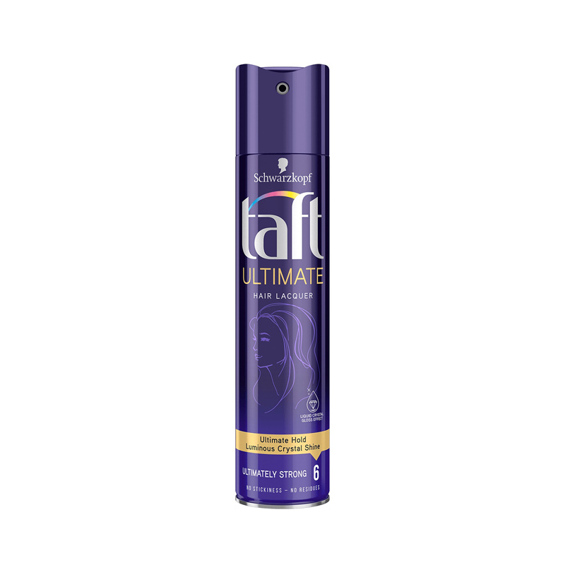 Schwarzkopf Taft Ultimate Hair Lacquer Ultimate Hold Luminous Crystal ...