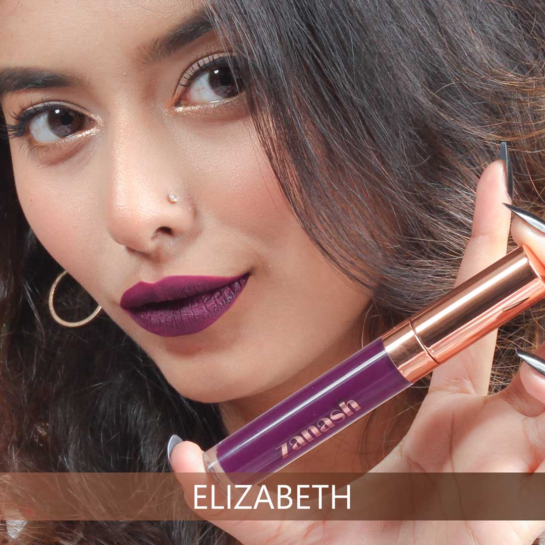 Zanash Liquid Matte Lipstick Elizabeth