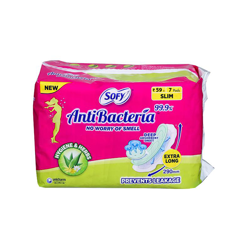 Sofy Sanitary Napkin Anti Bacteria Ex-Long 7N