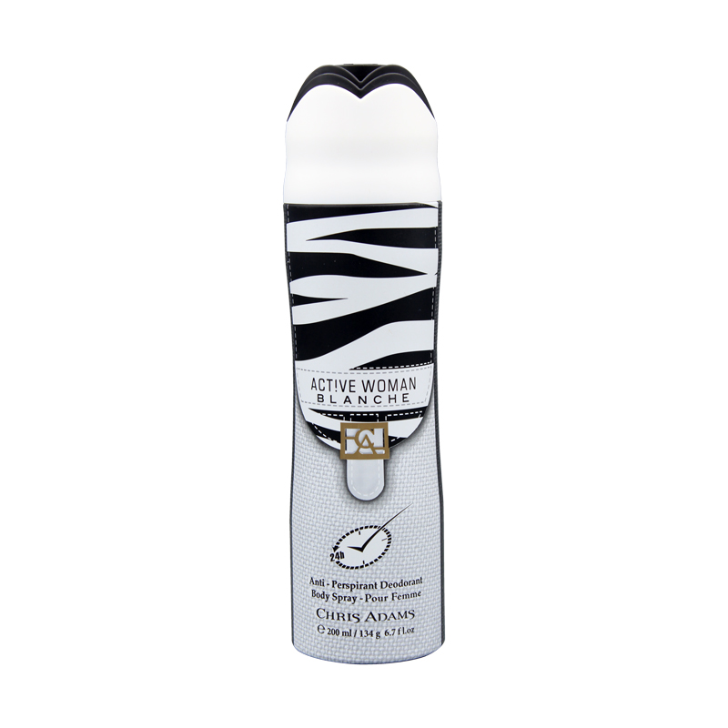Chris Adams Deodorant Body Spray Active Woman Blanche