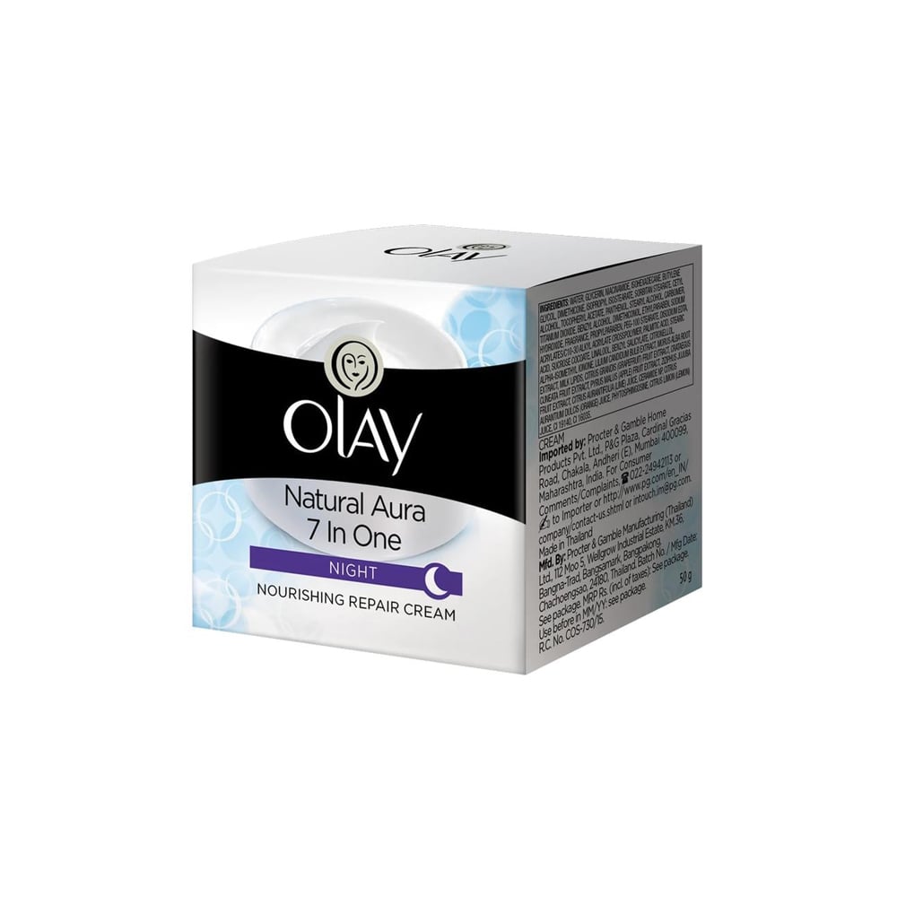 Olay Night Cream: Natural Aura 7 in 1 Night Cream