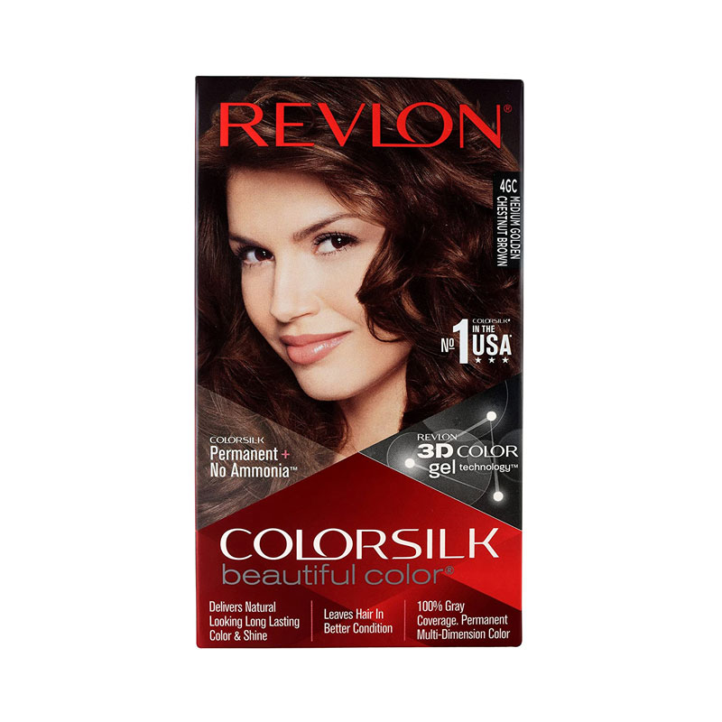 Revlon Colorsilk Hair Color Medium Golden Chestnut Brown 4GC