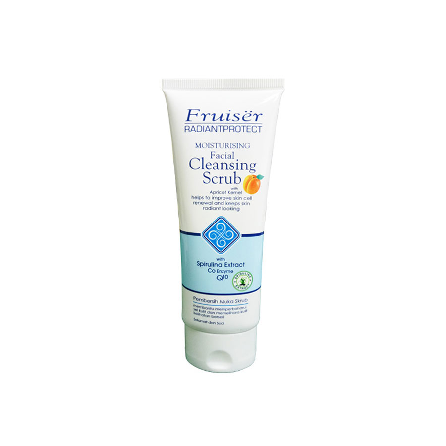 Fruiser Moisturising Facial Cleansing Scrub with Spirulina Extract