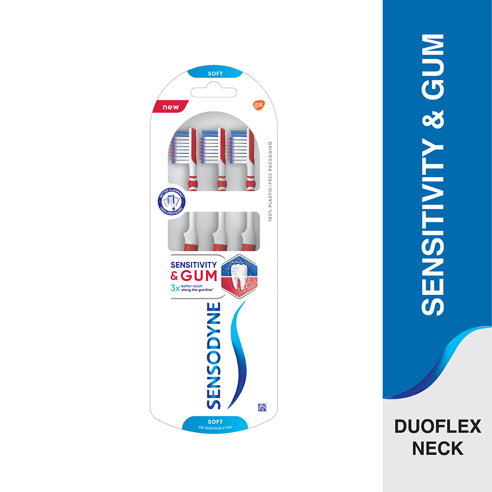 Sensodyne Sensitivity & Gum Protection Toothbrush Buy 2 Get 1 Free