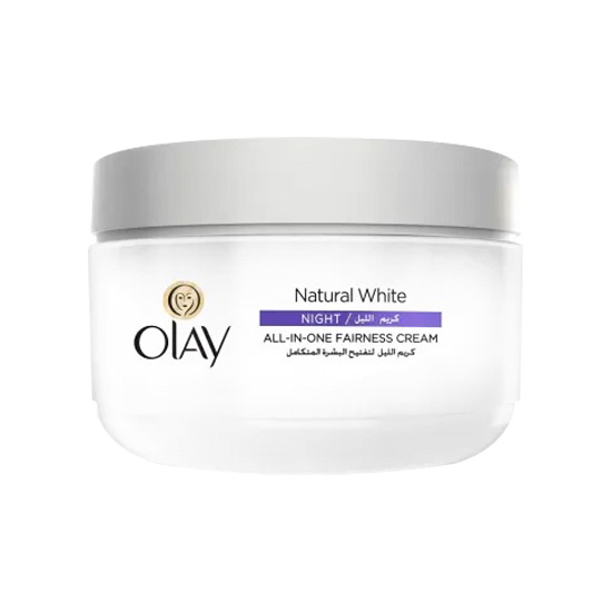 Olay Natural White Night All In One Fairness Cream With Mulberry Extract