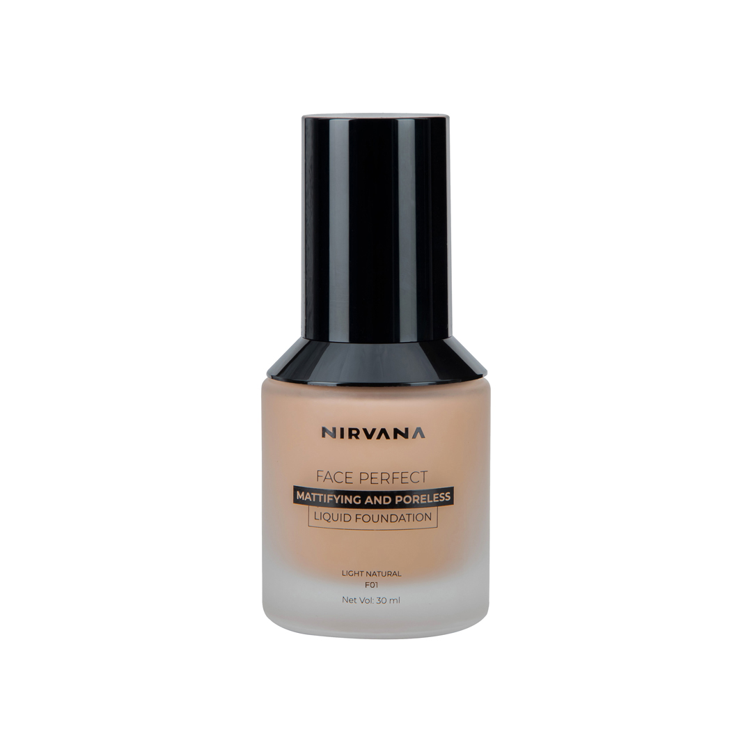 Nirvana Color Face Perfect Liquid Foundation - Light Natural F01