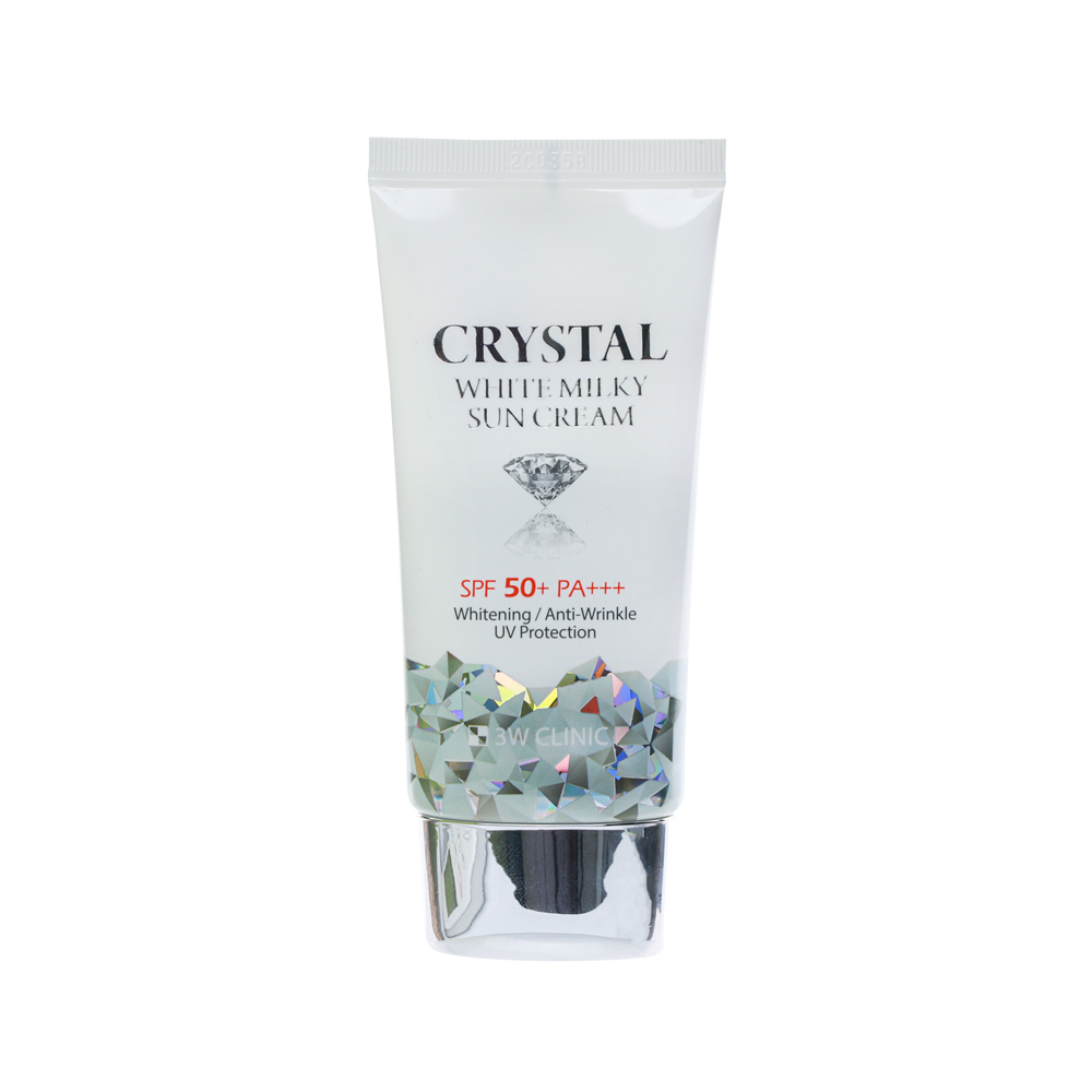 3W Clinic Crystal White Milky Sun Cream SPF 50+ PA+++