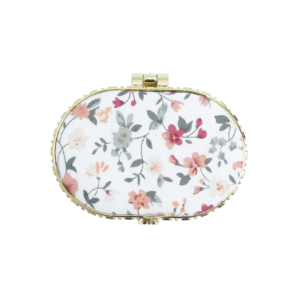 Parlour Mini Makeup Mirror-Oval-White