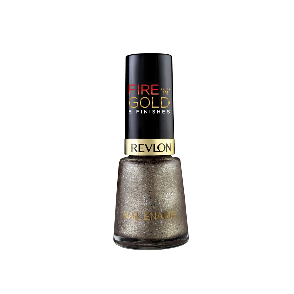 Revlon Fire N Gold Nail Enamel - Gold Grains