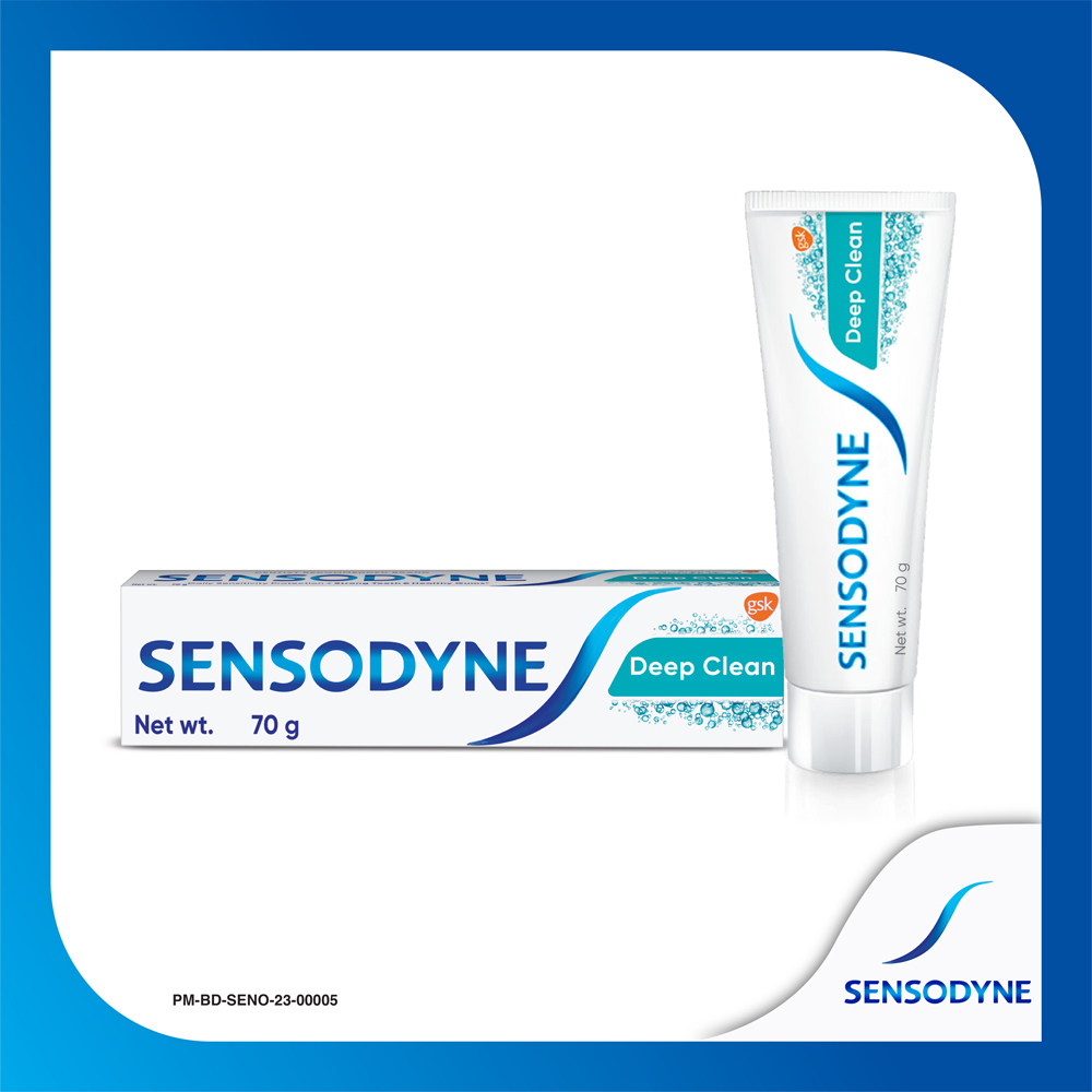 Sensodyne Deep Clean Toothpaste Long-lasting freshness against sensitivity
