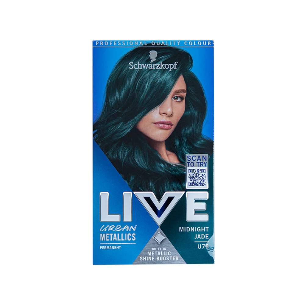Schwarzkopf Live Urban Metallics Midnight Jade U75