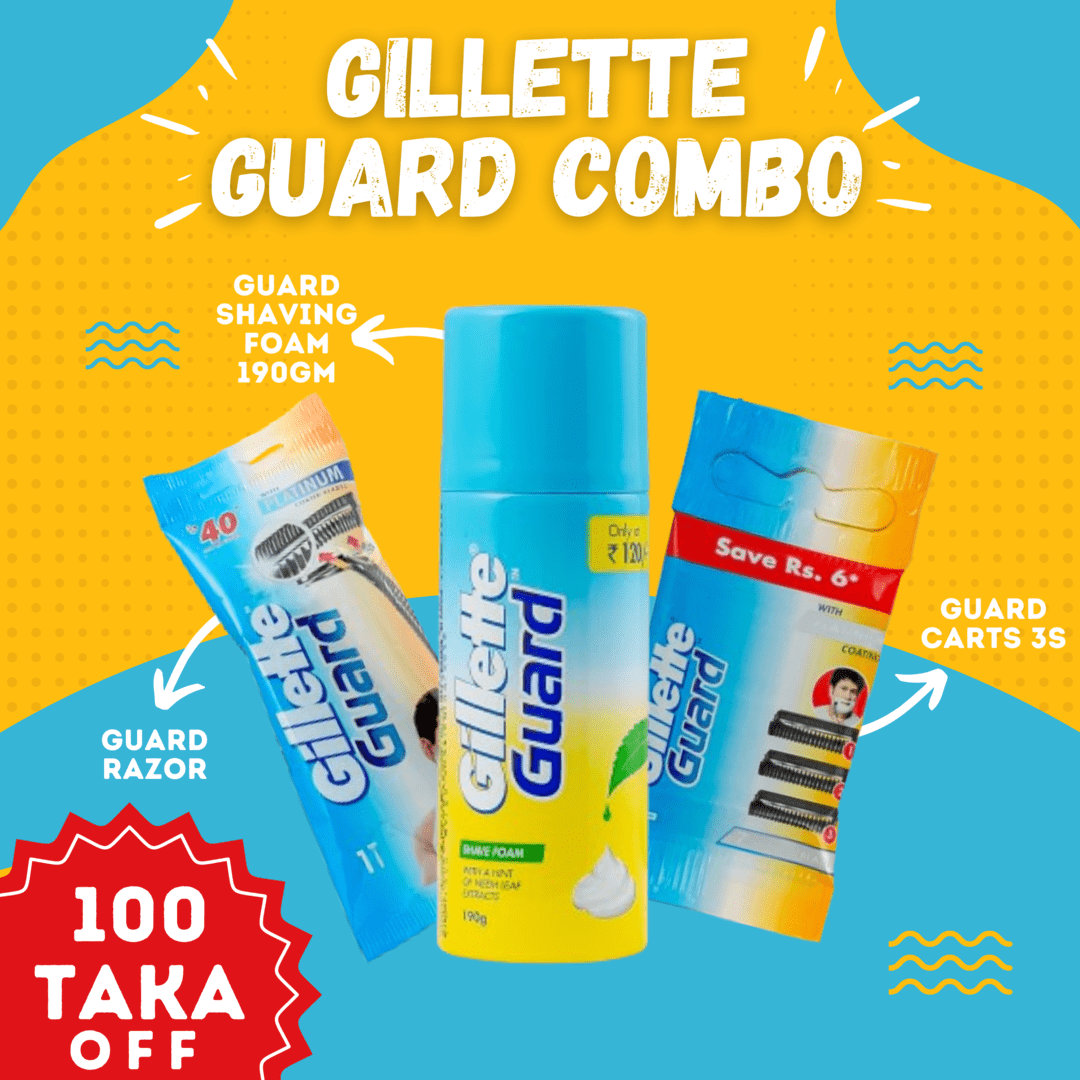 Buy Gillette Guard Neem Shaving Foam-190 gm, Gillette Guard Razon ...