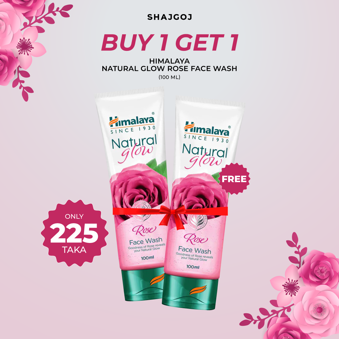 Buy 1 Himalaya Natural Glow Rose Face Wash 100 ml Get Himalaya Natural ...