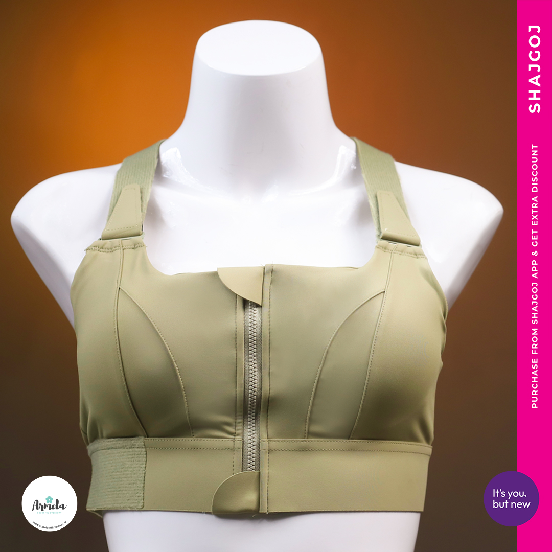 Armela Truefit Sports Bra - Basil Green