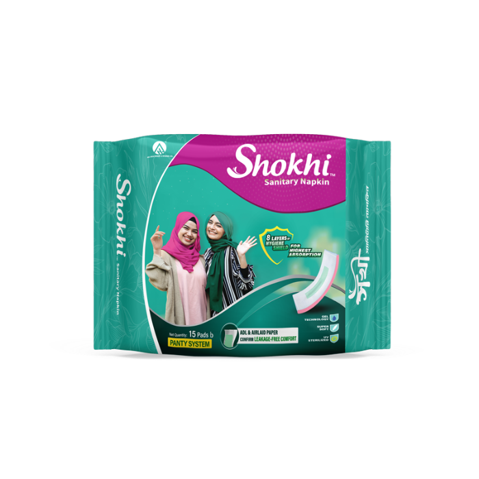 Shokhi Sanitary Napkin (Panty) 15 pcs