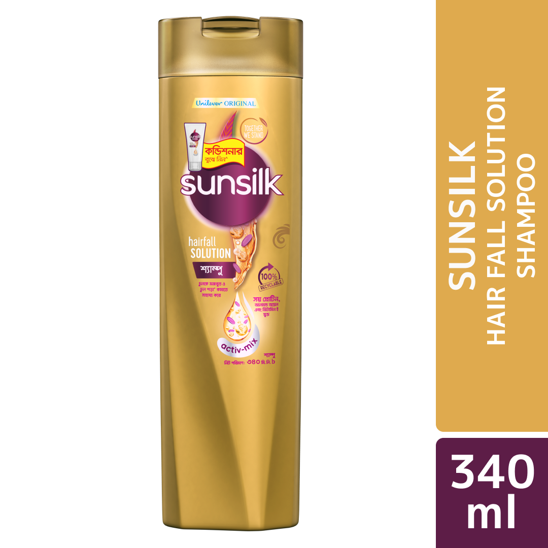 Sunsilk Shampoo Hair Fall Solution 340ml (Sunsilk Hairfall Conditioner ...