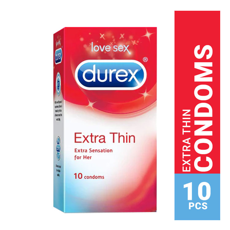 Durex Extra Thin Condom - 10Pcs Pack