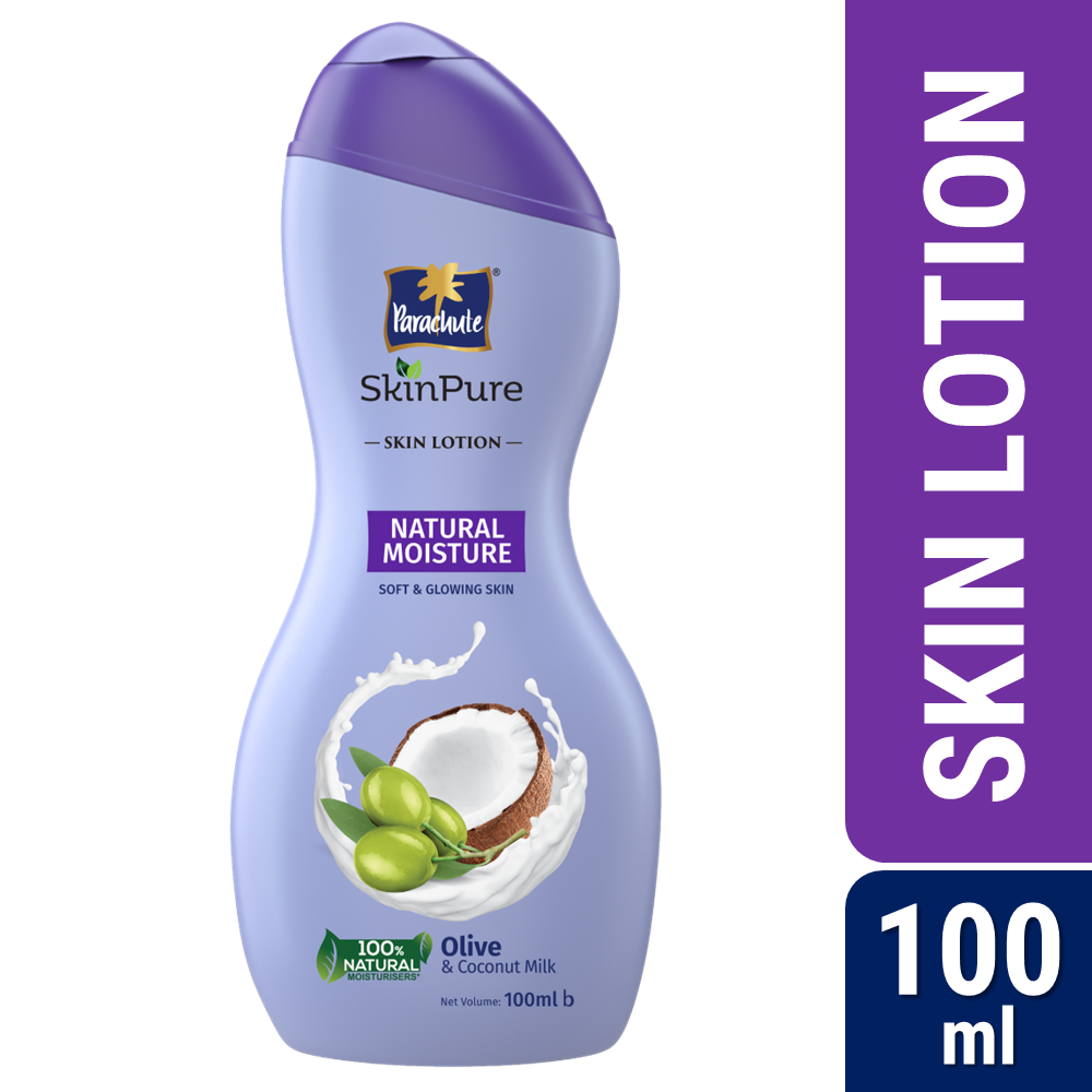 Parachute SkinPure Natural Moisture Body Lotion with Olive & Coconut ...