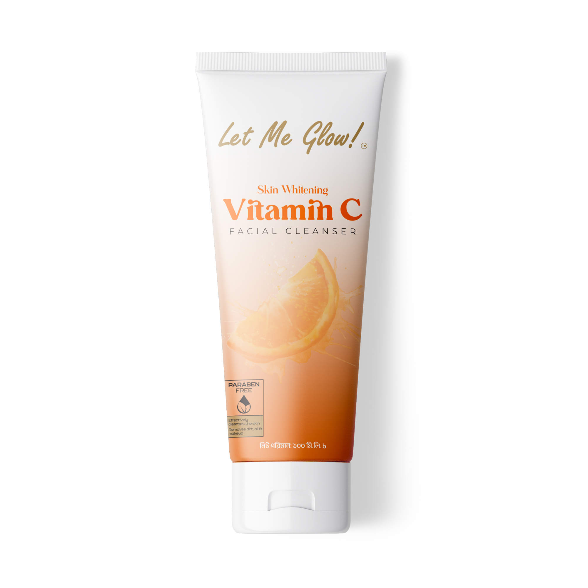 Let Me Glow Skin Whitening Vitamin C Facial Cleanser - 100 ml
