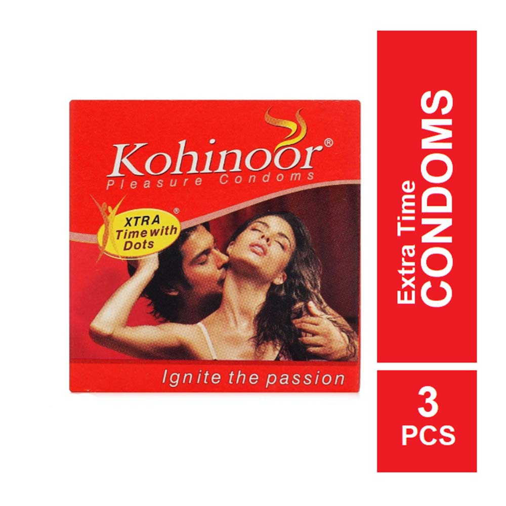 Kohinoor Extra Time Condom - 3Pcs Pack