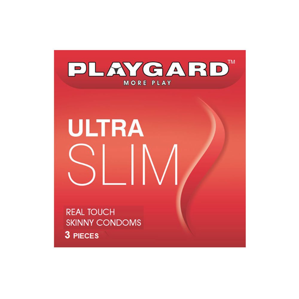 Playgard Ultra Slim Real Touch Skinny Condom - 3Pcs Pack