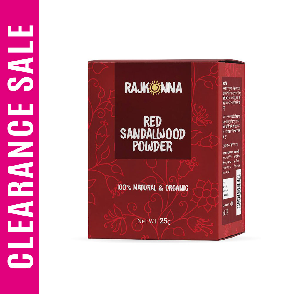 Rajkonna Red Sandalwood Powder (Expiry Date - August 2025)