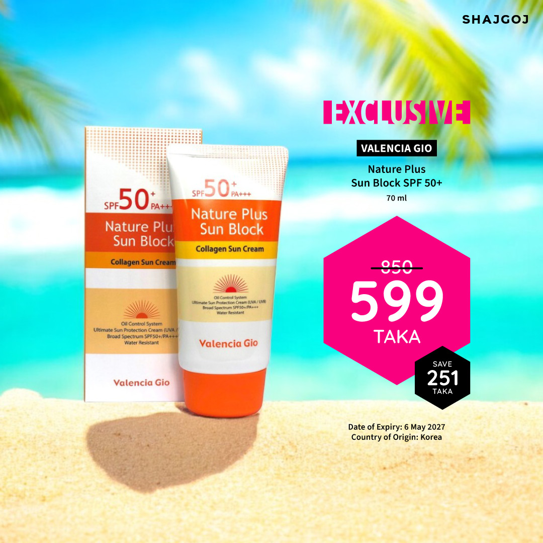 Valencia Gio Nature Plus Sun Block SPF 50+