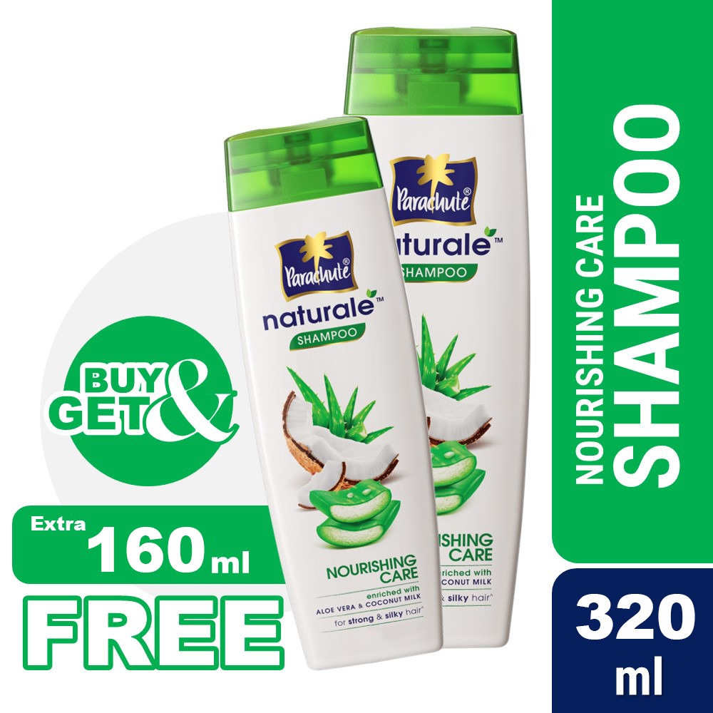 Parachute Naturale Shampoo Nourishing Care 320ml (Get 160ml Shampoo Free)