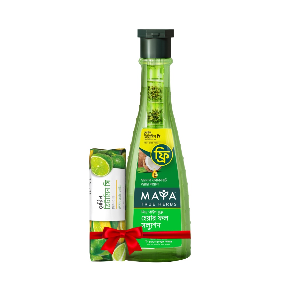 Maya True Herbs Herbal Coconut Hair Oil -200ml (Buy 1 & Get Meril ...