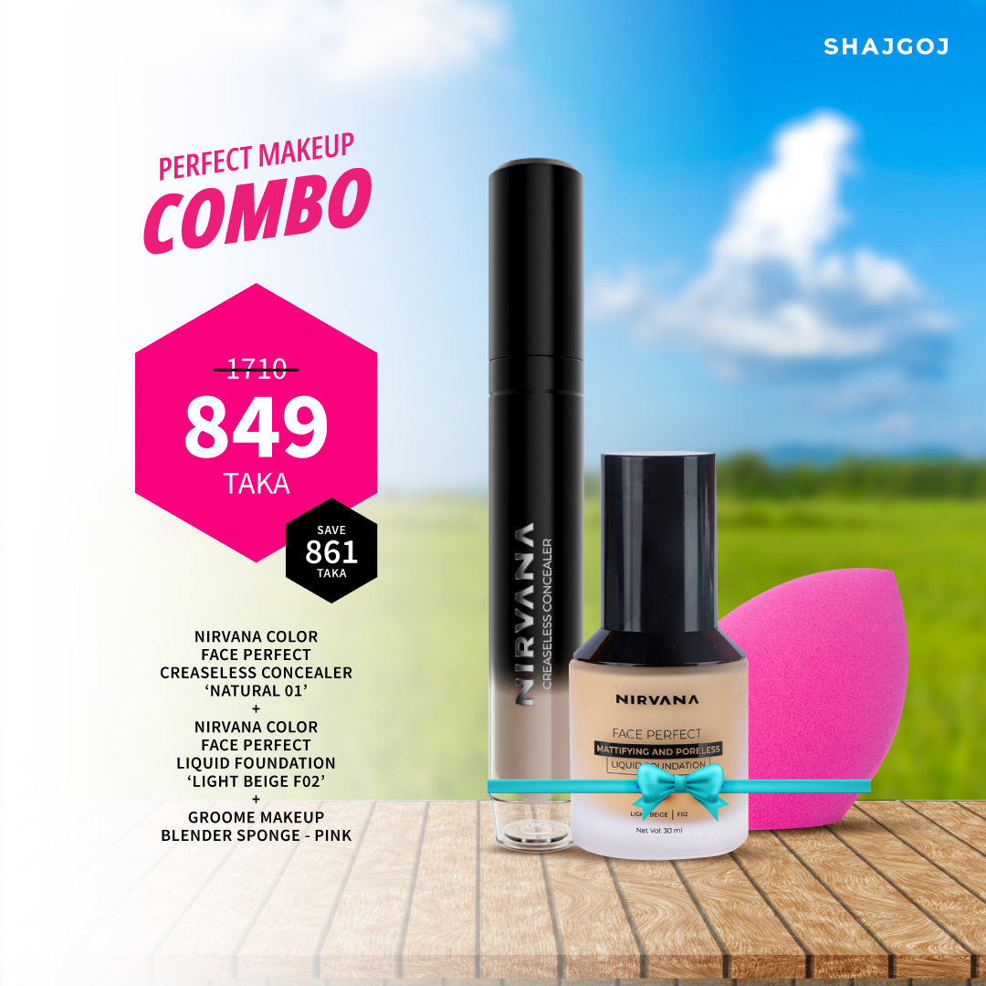 Perfect Makeup Combo (NIRVANA COLOR Concealer - NATURAL 01 + Nirvana ...