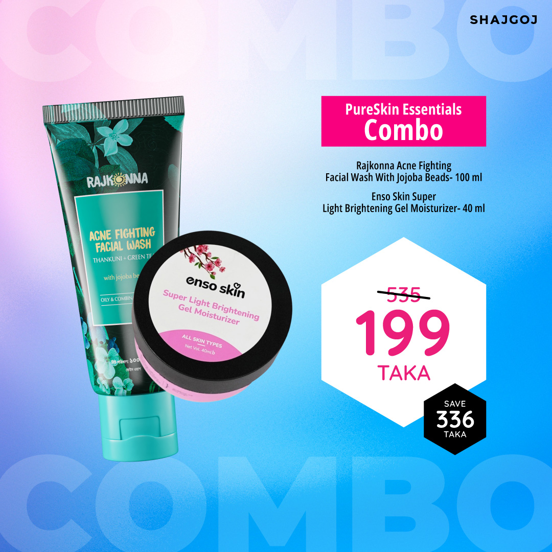 PureSkin Essentials Combo (Rajkonna Facewash + Enso Skin Moisturizer)
