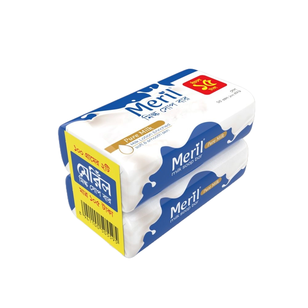 Meril Milk Soap Bar 100 gm (Buy 2 @105Tk)