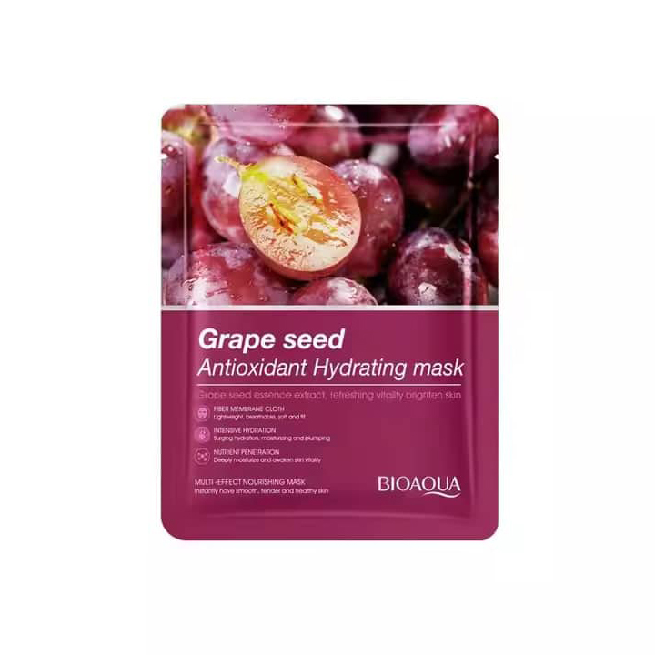 Bioaqua Grape Seed Antioxidant Hydrating Facial Mask 25g