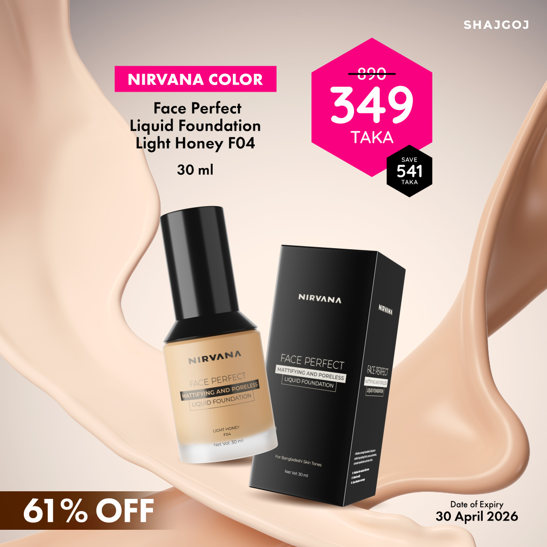 Nirvana Color Face Perfect Liquid Foundation - Light Honey F04