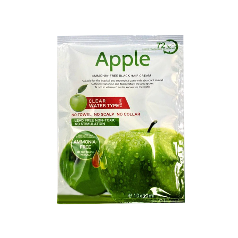 Apple Hair Dye Cream Shampoo (Black)