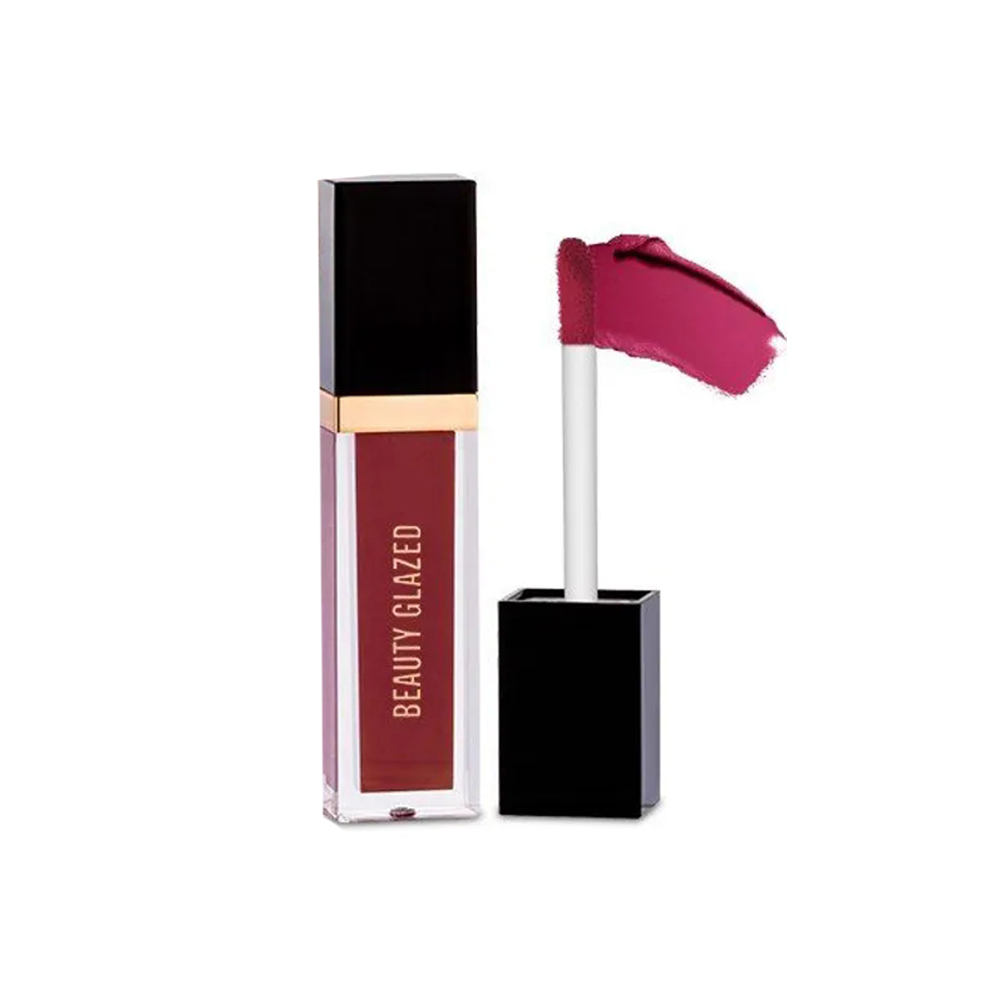 Beauty Glazed Matte Liquid Lipstick - 111 RED WINE