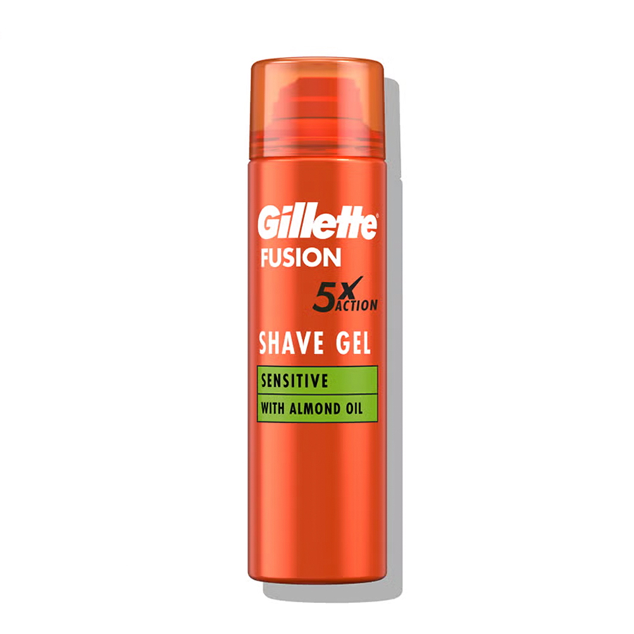 Gillette Fusion 5X Ultra Sensitive Shaving Gel For Men