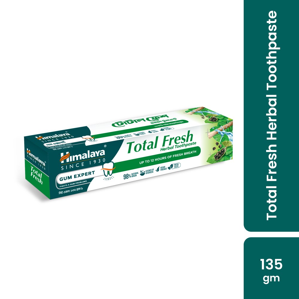 Himalaya Total Fresh Toothpaste 135gm