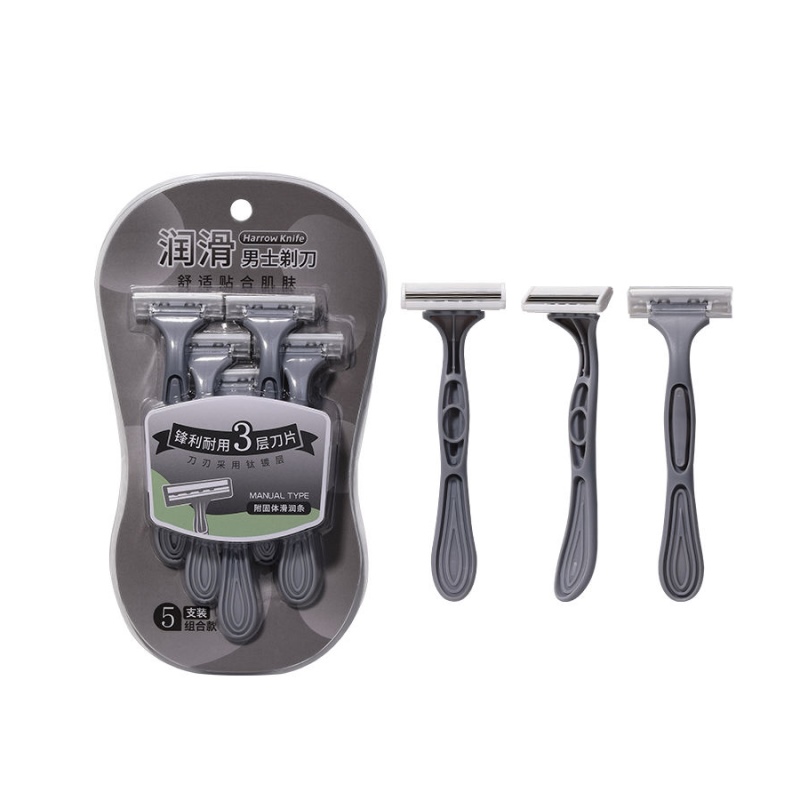 LMLTOP Triple Blades Flexible Body Underarm Hair Removal Shaving Razor ...