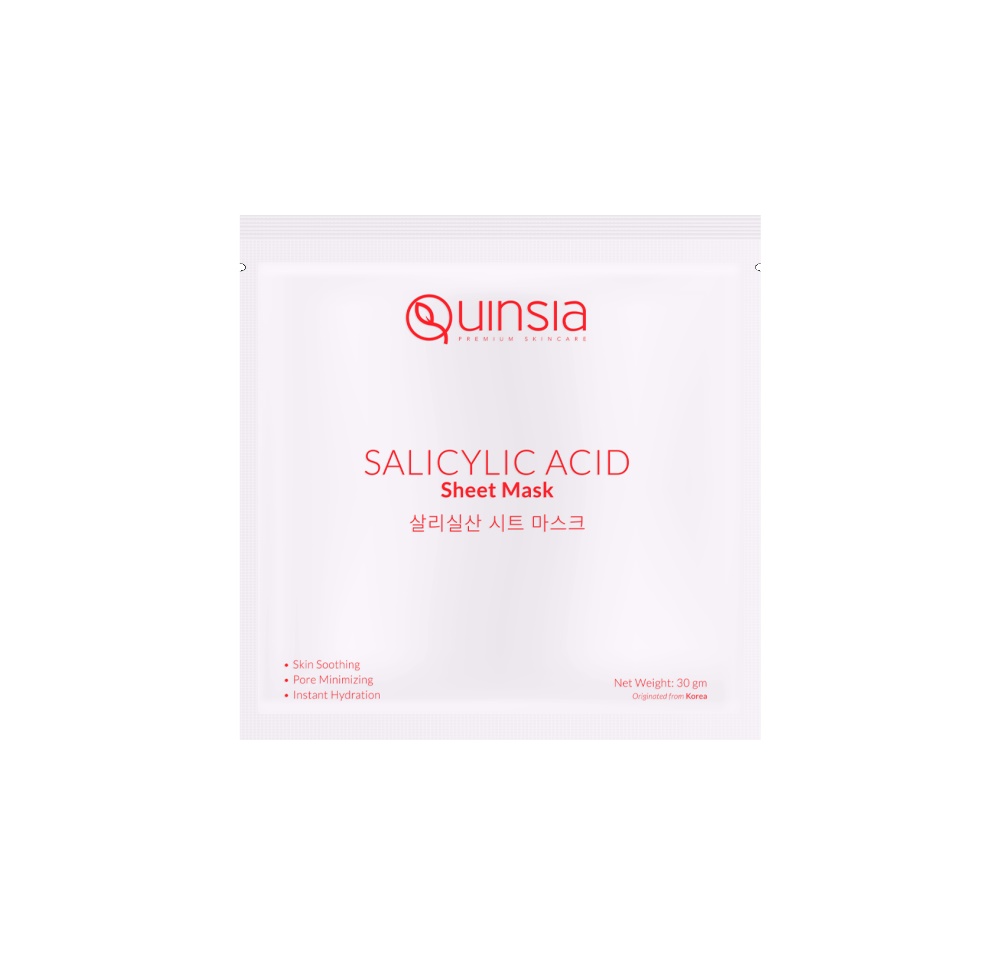 Quinsia Salicylic Acid Sheet Mask