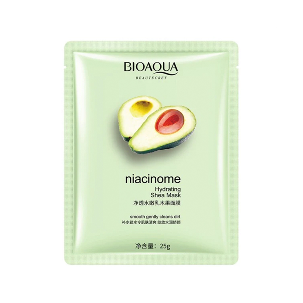 BIOAQUA Beautecret Niacinome Hydrating Shea Face Mask Sheet