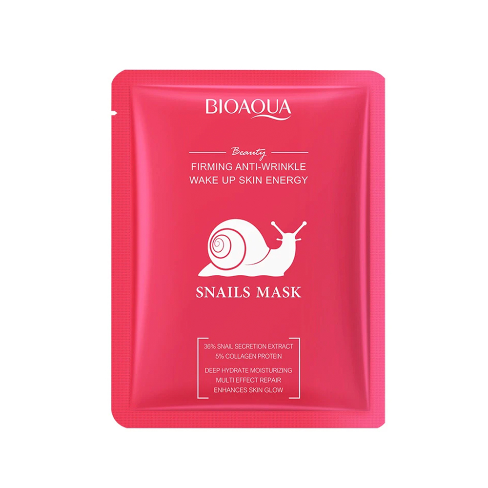 BIOAQUA Firming Anti-Wrinkle Snail Facial Sheet Mask
