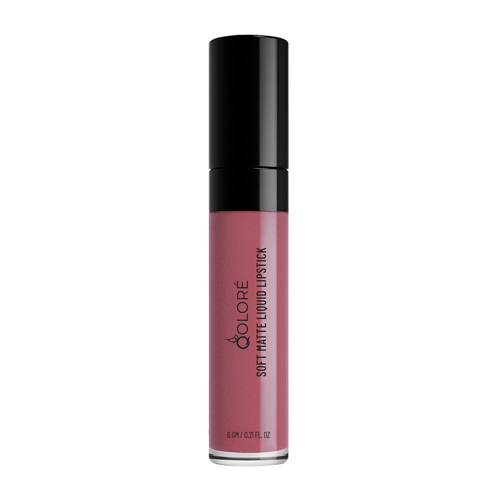 Qolore Soft Matte Liquid Lipstick Dark Mauve - 07