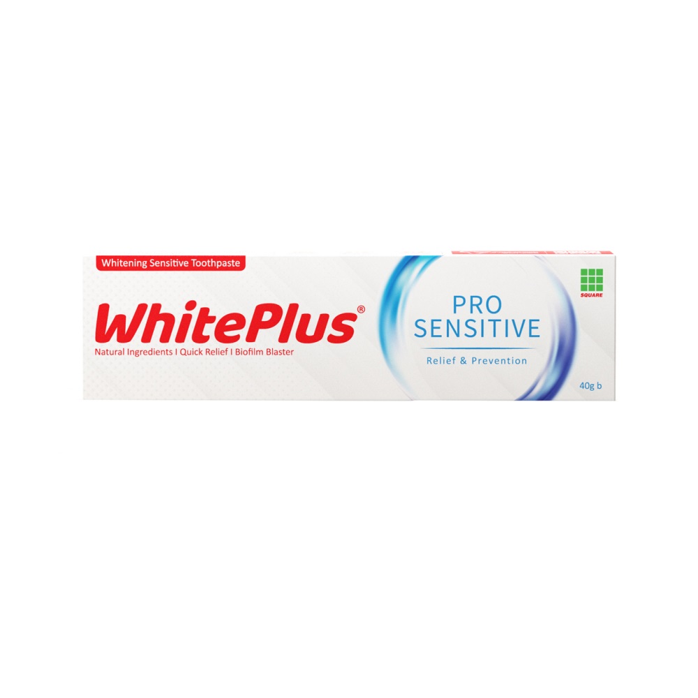 White Plus Whitening Pro-Sensitive Toothpaste - 40 gm
