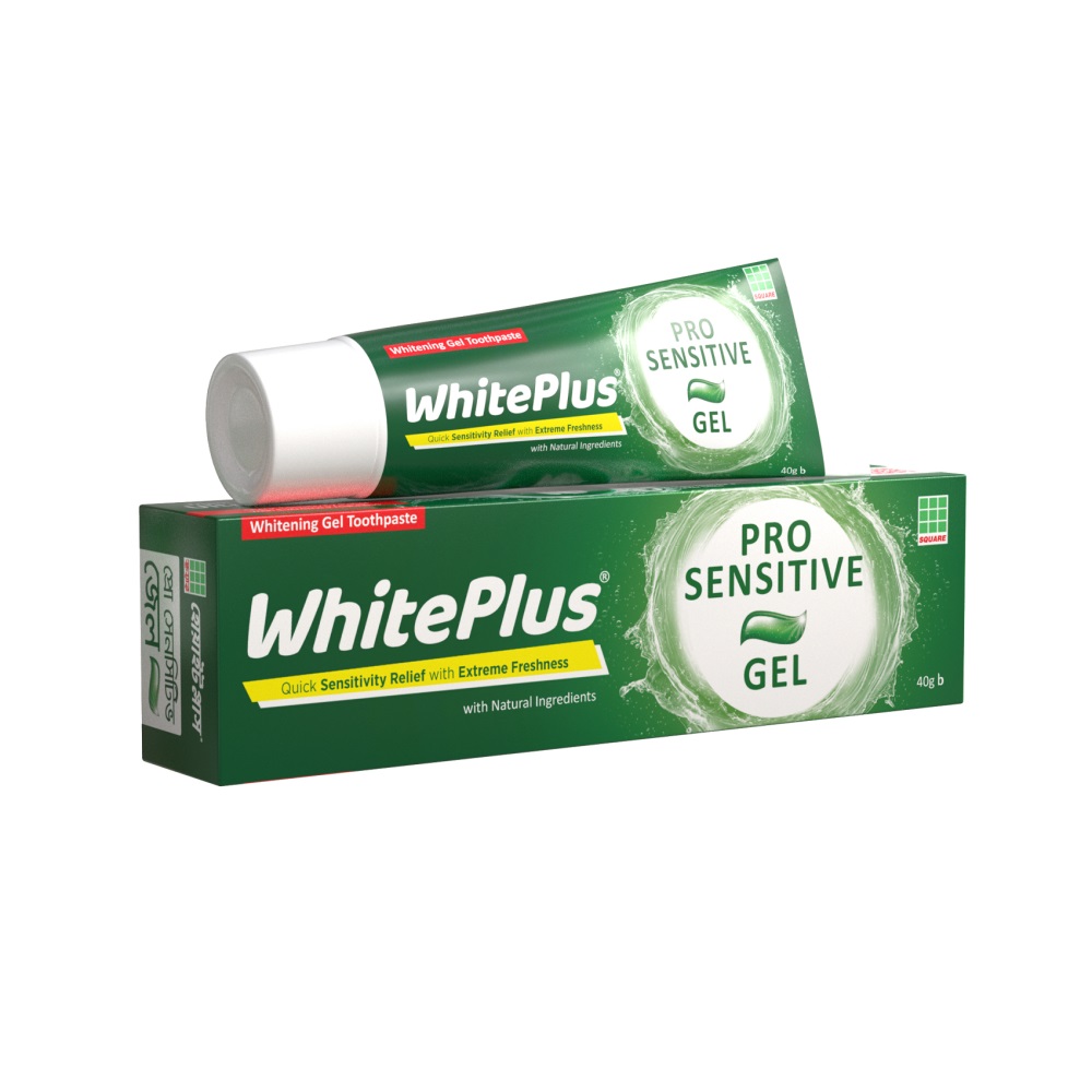 White Plus Pro-Sensitive Gel Toothpaste - 40 gm
