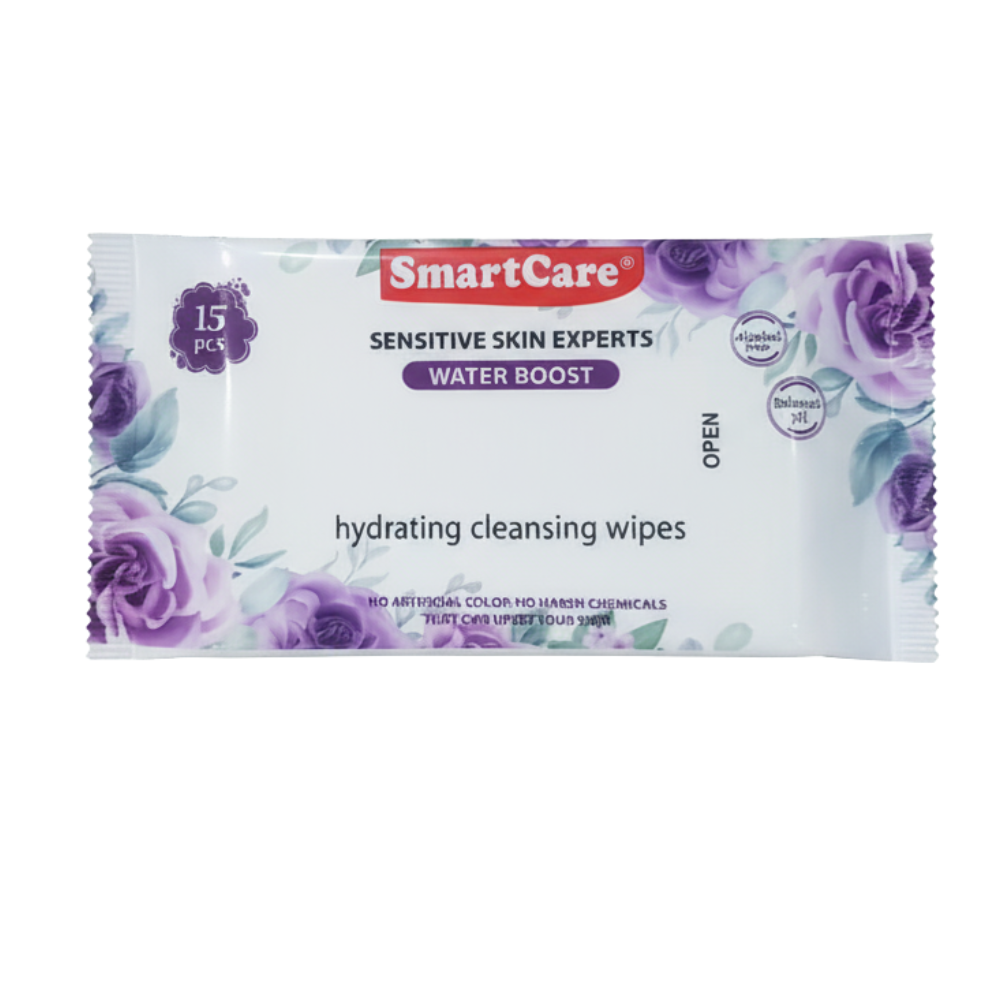 SmartCare Pocket wet wipes - 15 Pcs